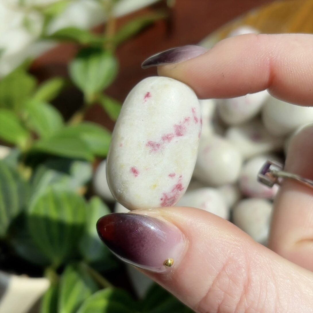 Sage Goddess Tumbled Cinnabrite for manifesting your intentions