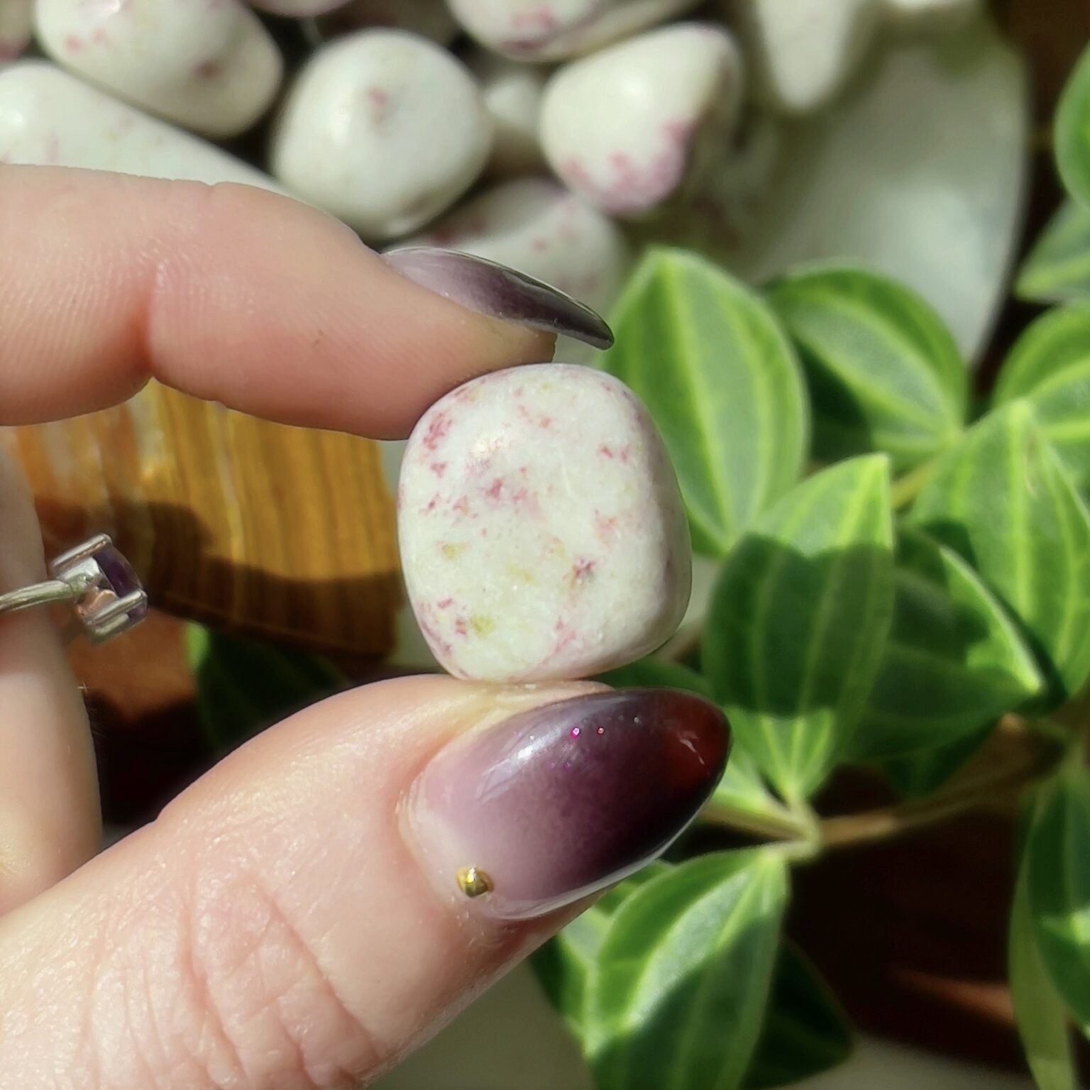 Sage Goddess Tumbled Cinnabrite for manifesting your intentions