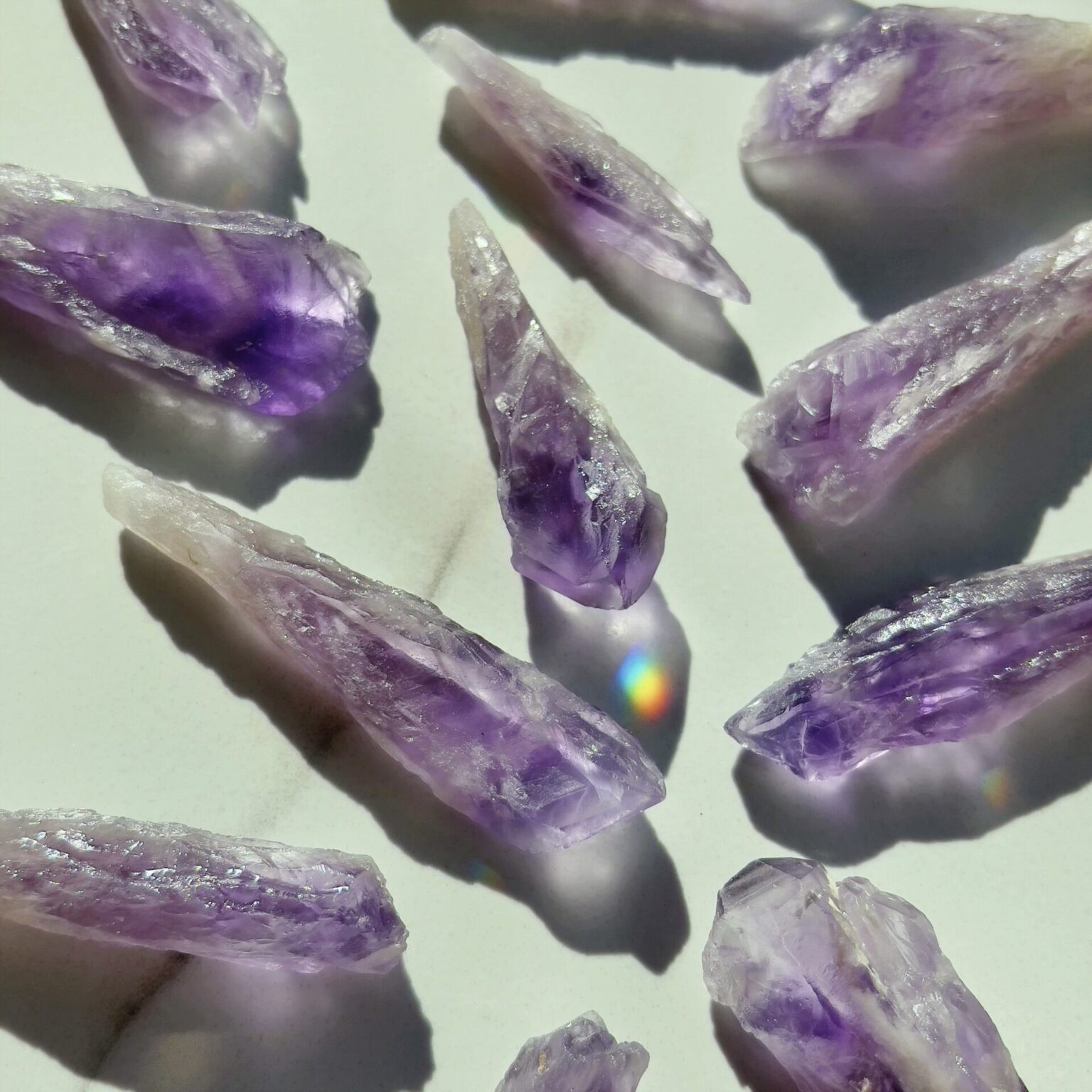 Natural Amethyst Root Crystal for spiritual evolution - Sage Goddess