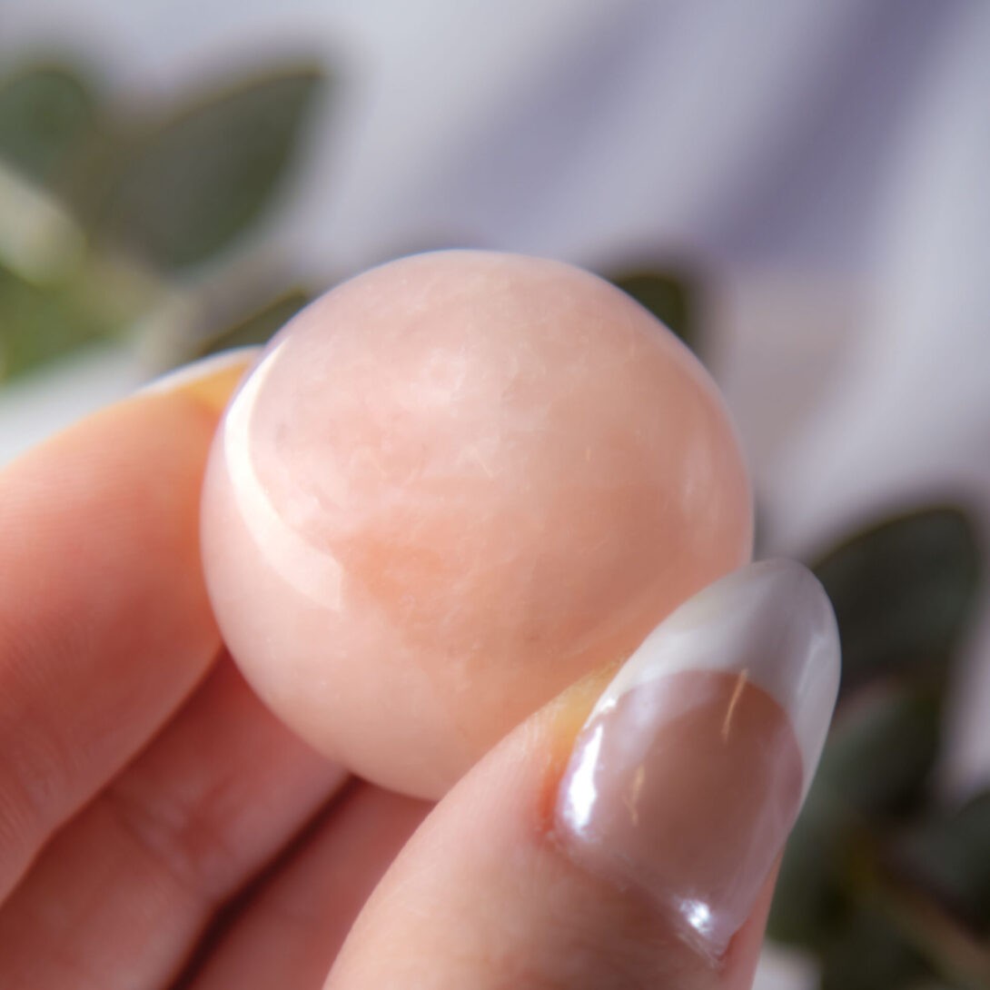 Sage Goddess Queen of Love Morganite Sphere to feel worthy of love