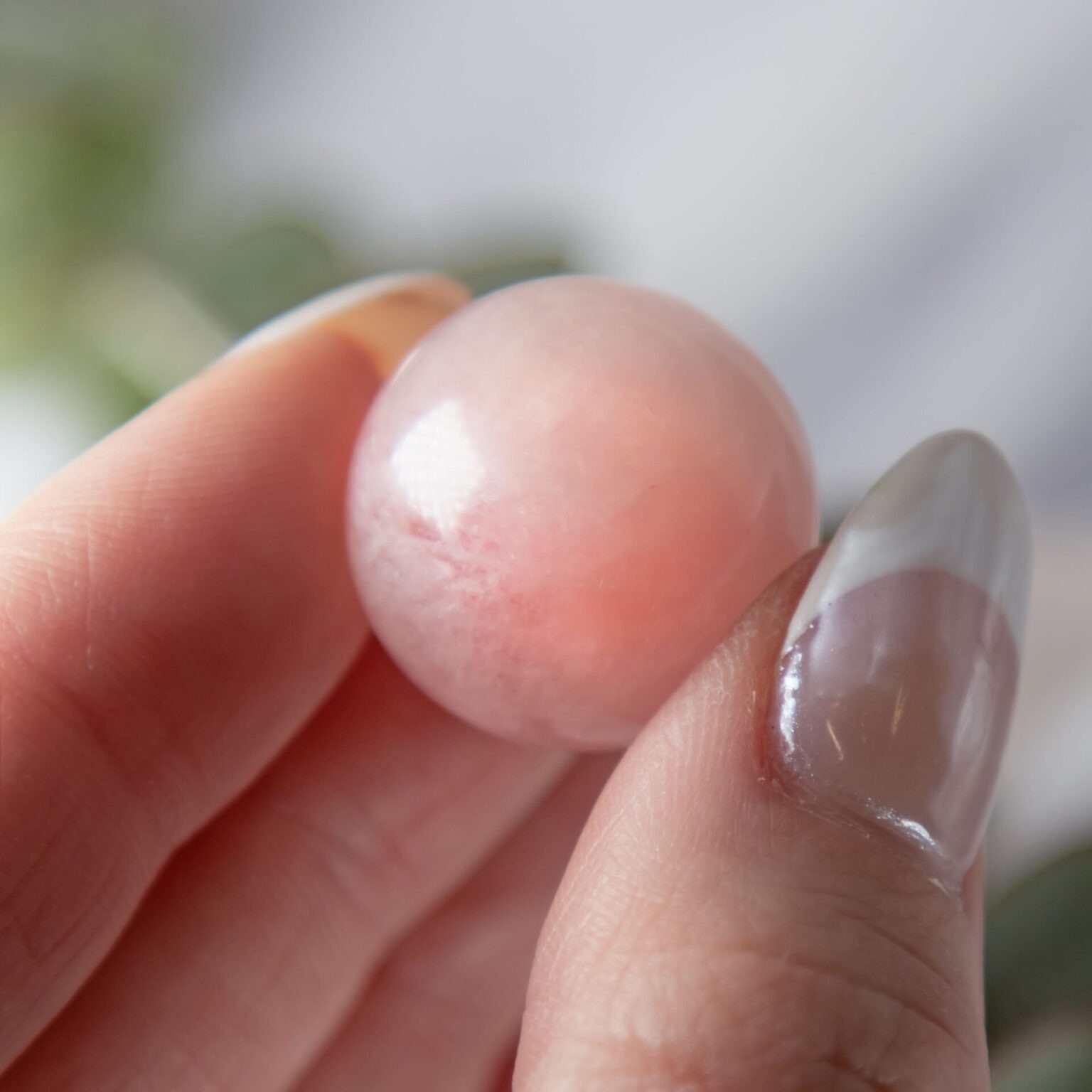 Sage Goddess Queen of Love Morganite Sphere to feel worthy of love