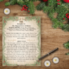 Free Downloadable Yule Worksheet - Sage Goddess