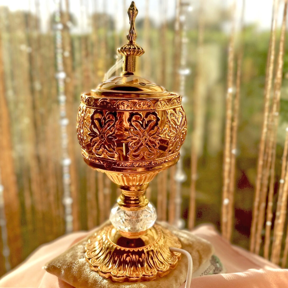 Arabian Nights Incense Burner Lamp for enchantment - Sage Goddess