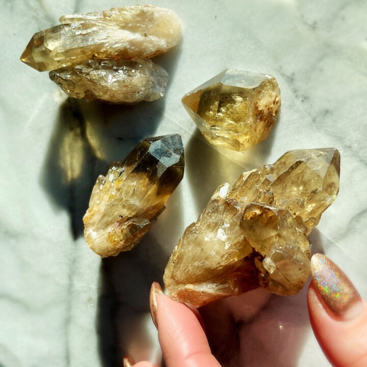 Sage Goddess Natural Congo Citrine for attracting prosperity