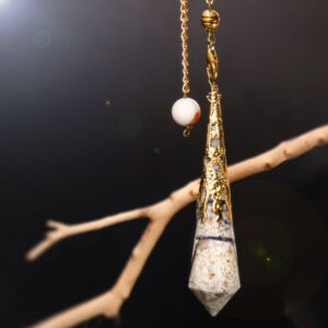 Picasso Jasper Pendulum for ancestral connection - Sage Goddess