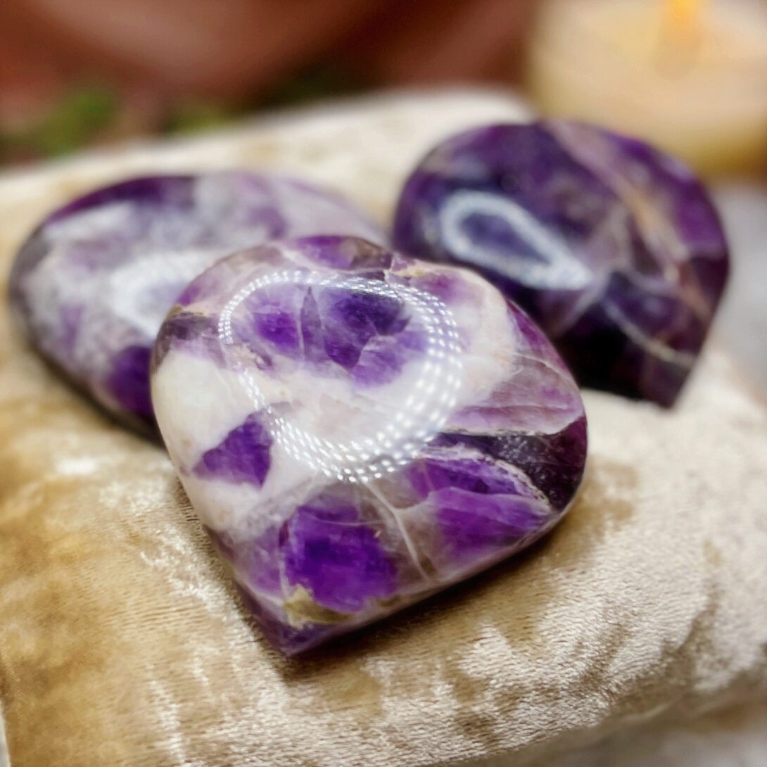 Sage Goddess Dream Amethyst Protection Heart for support