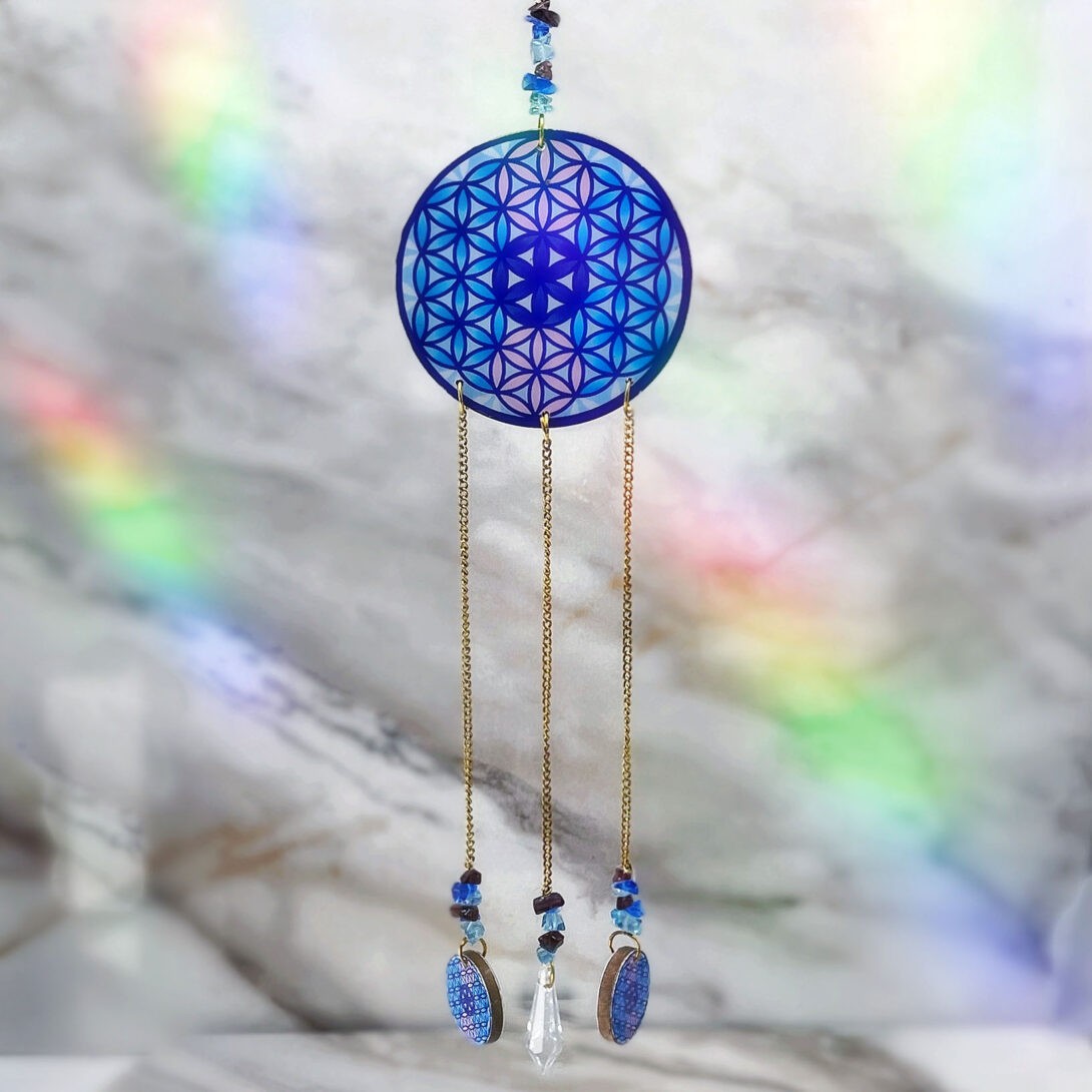 Flower of Life Suncatcher for divine inspiration - Sage Goddess