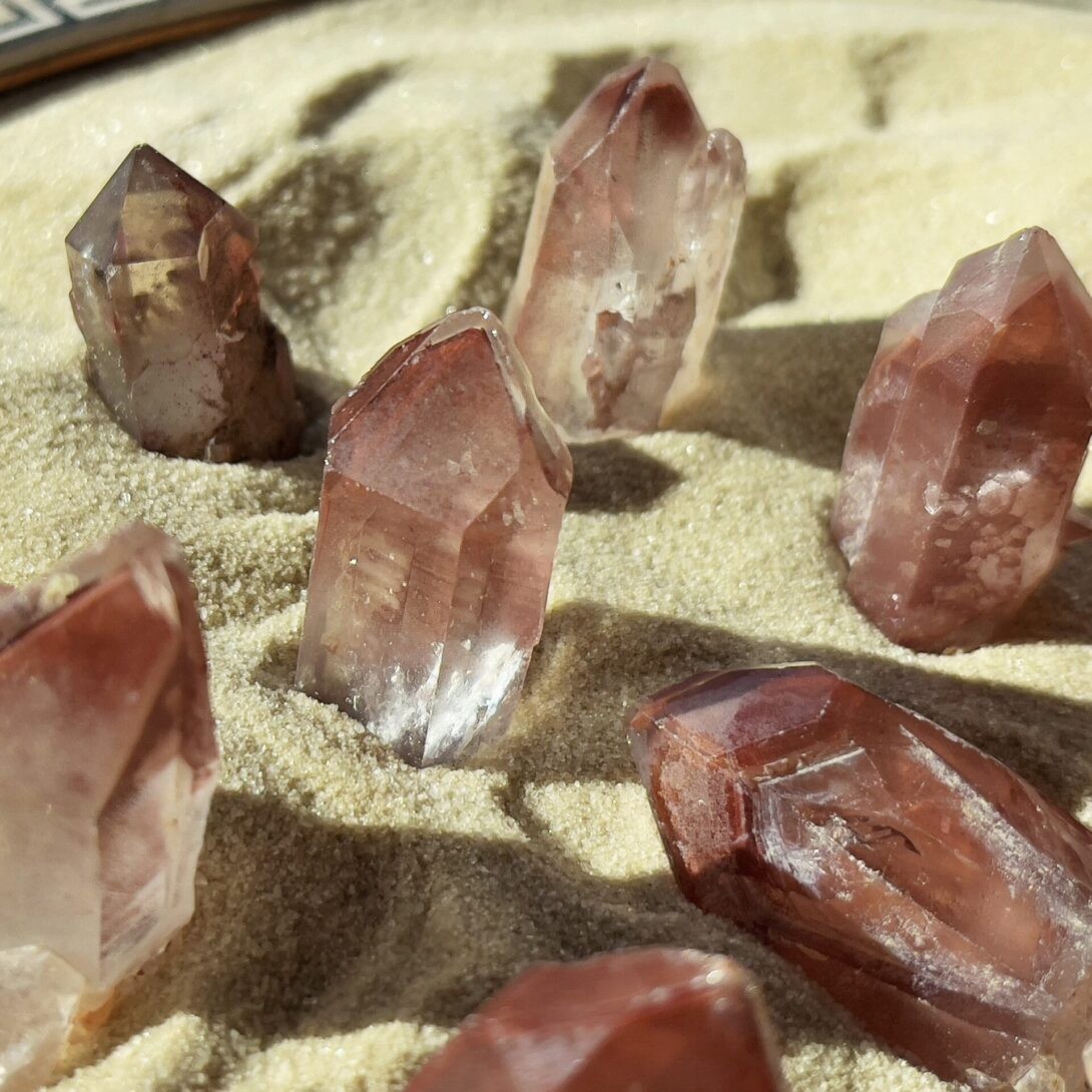 Sage Goddess Tucson at Twilight: Ishuko Red Phantom Quartz Point