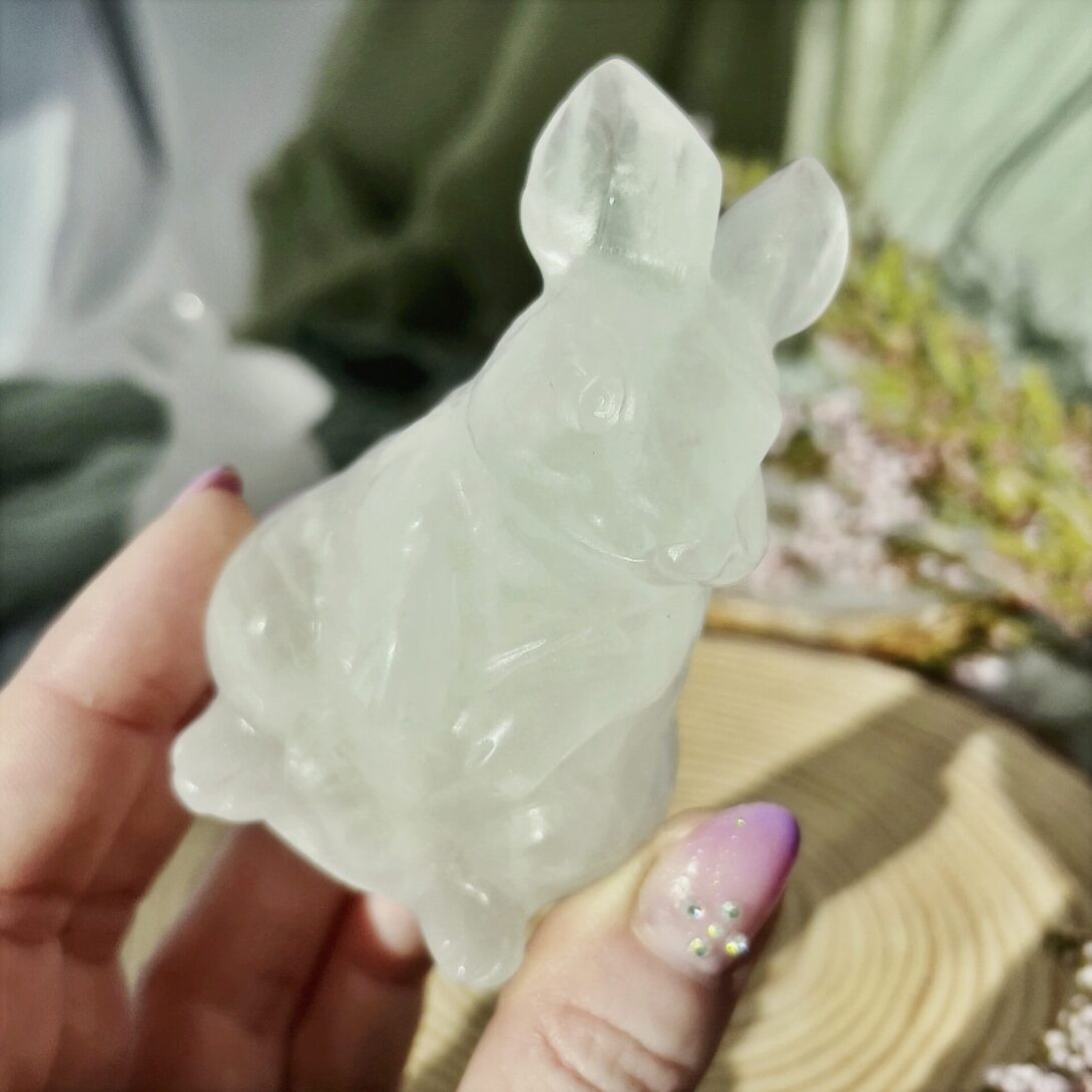 Home Shop Gems & Minerals Milky Quartz Water Rabbit