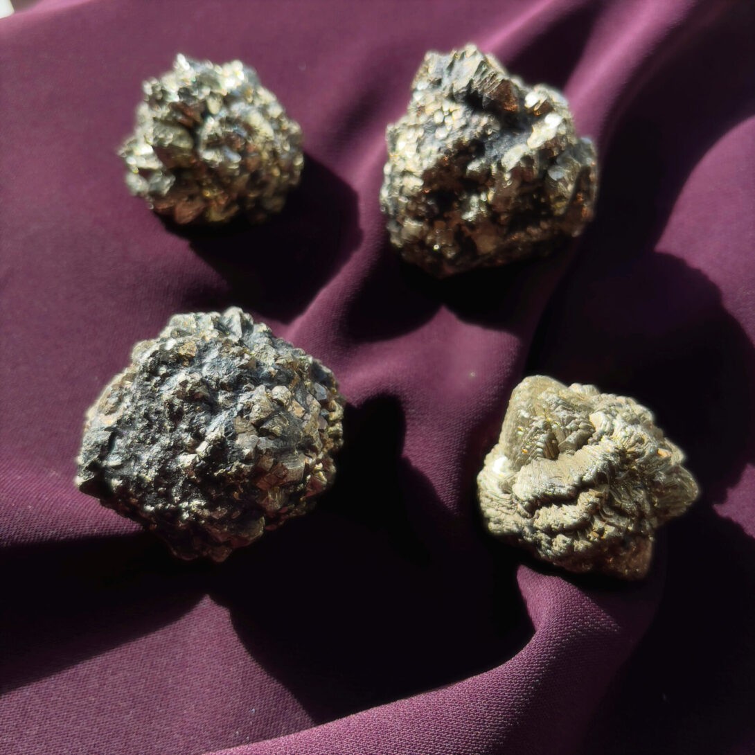 Sage Goddess Natural Pyrite with Goethite
