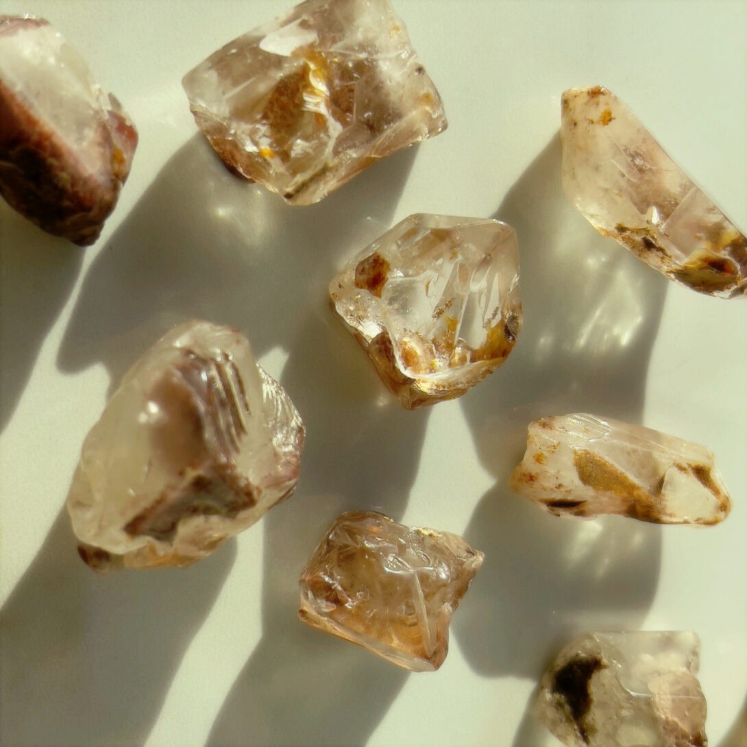 Polished Amphibole Quartz for spiritual connection - Sage Goddess