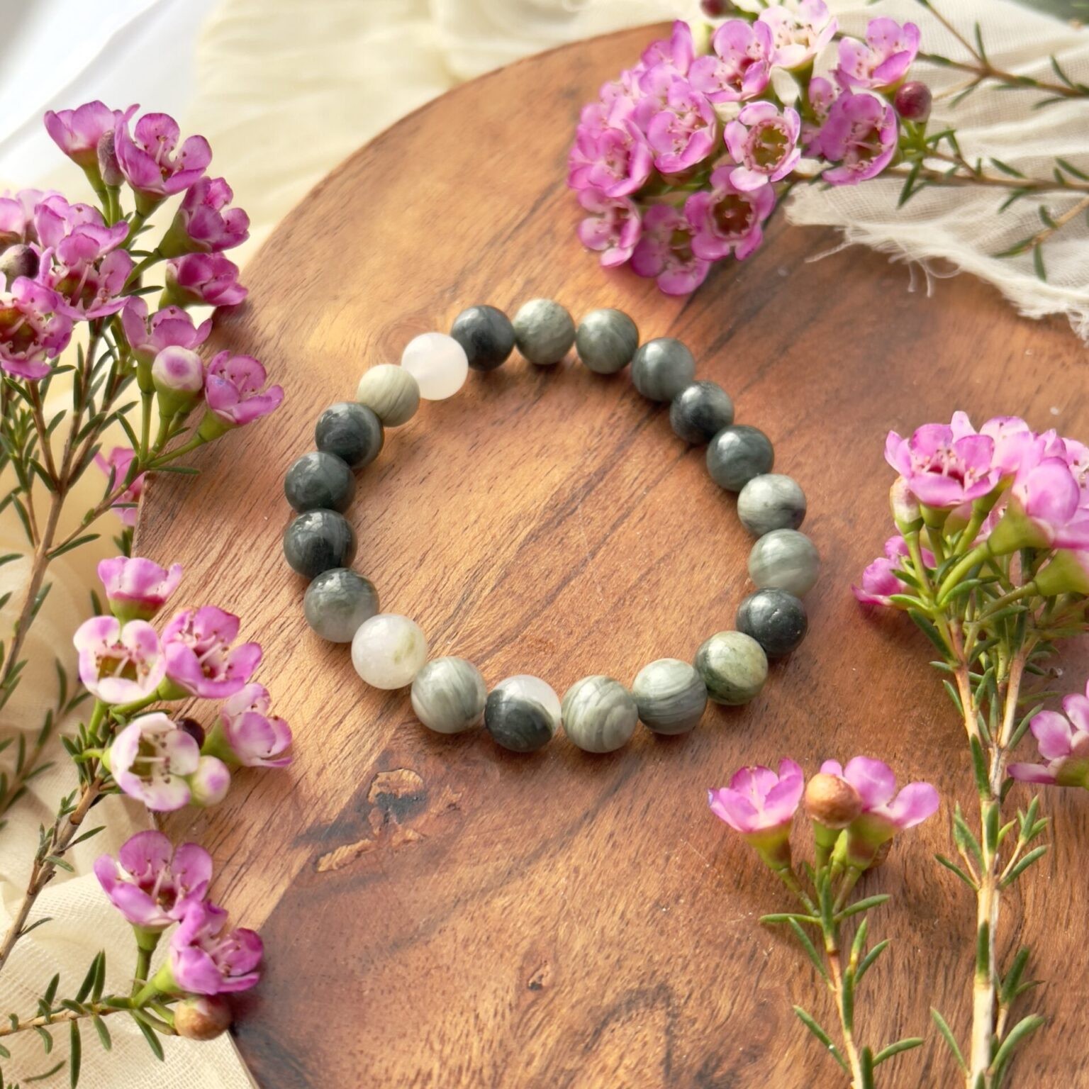 Sage Goddess Actinolite Psychic Protection Bracelet