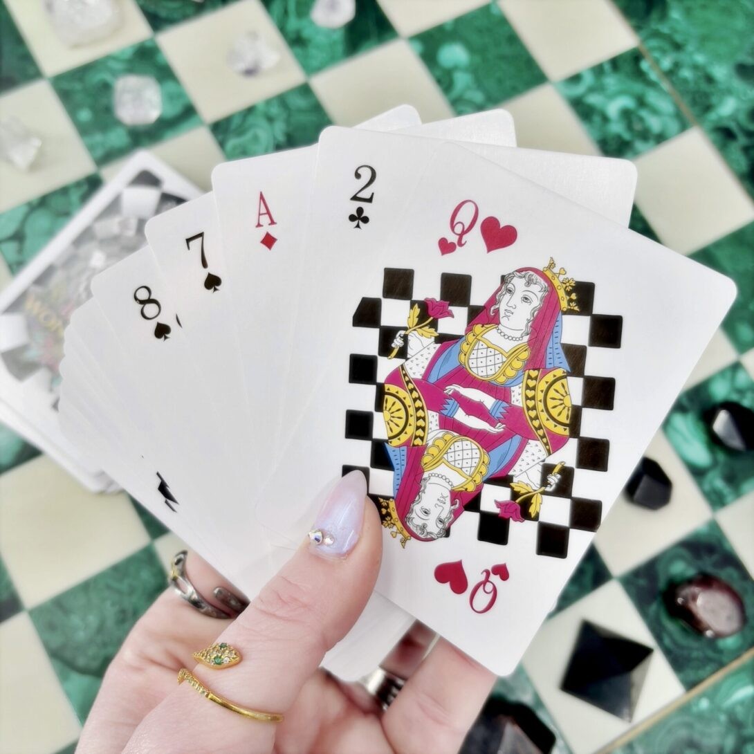 Home Shop Magical Gifts Back to Wonderland Custom Card Deck