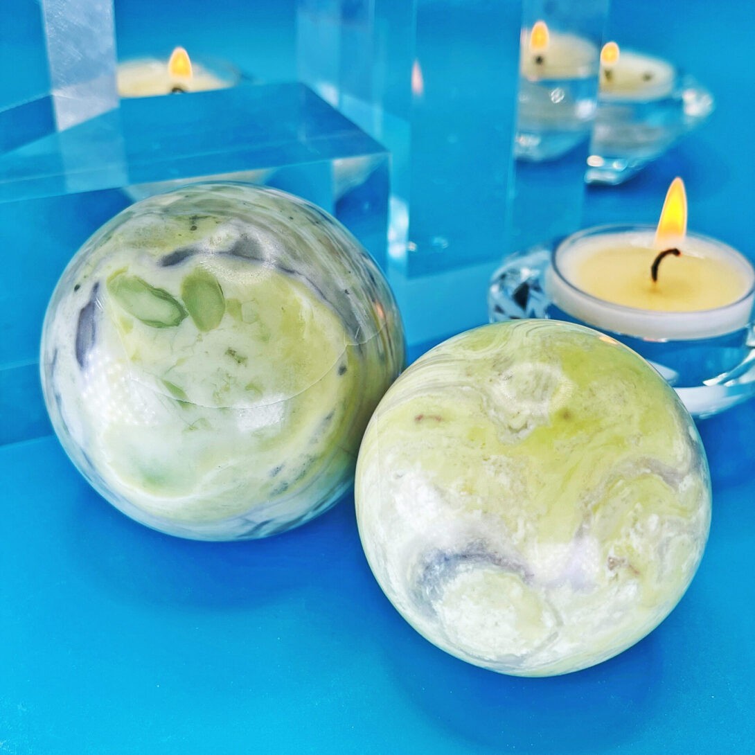 Home Shop Gems & Minerals Healing and Prosperity Yellow Infinite Stone ...