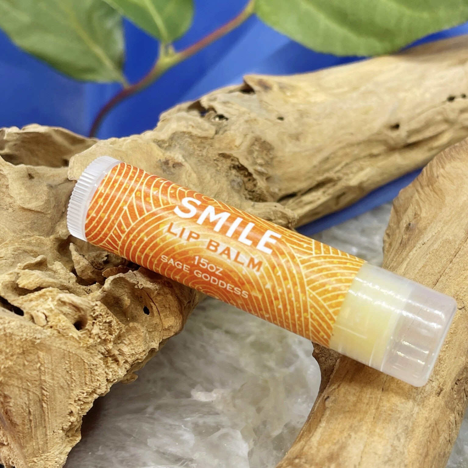 Sage Goddess Smile Lip Balm for ultra-moisturized, luscious lips