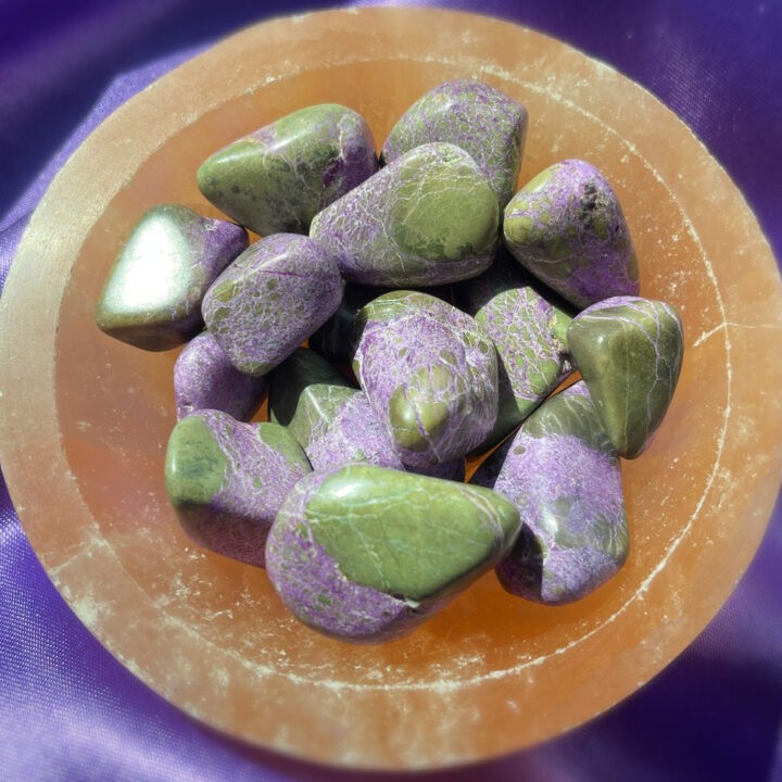 Sage Goddess Tumbled Atlantisite to strengthen your boundaries
