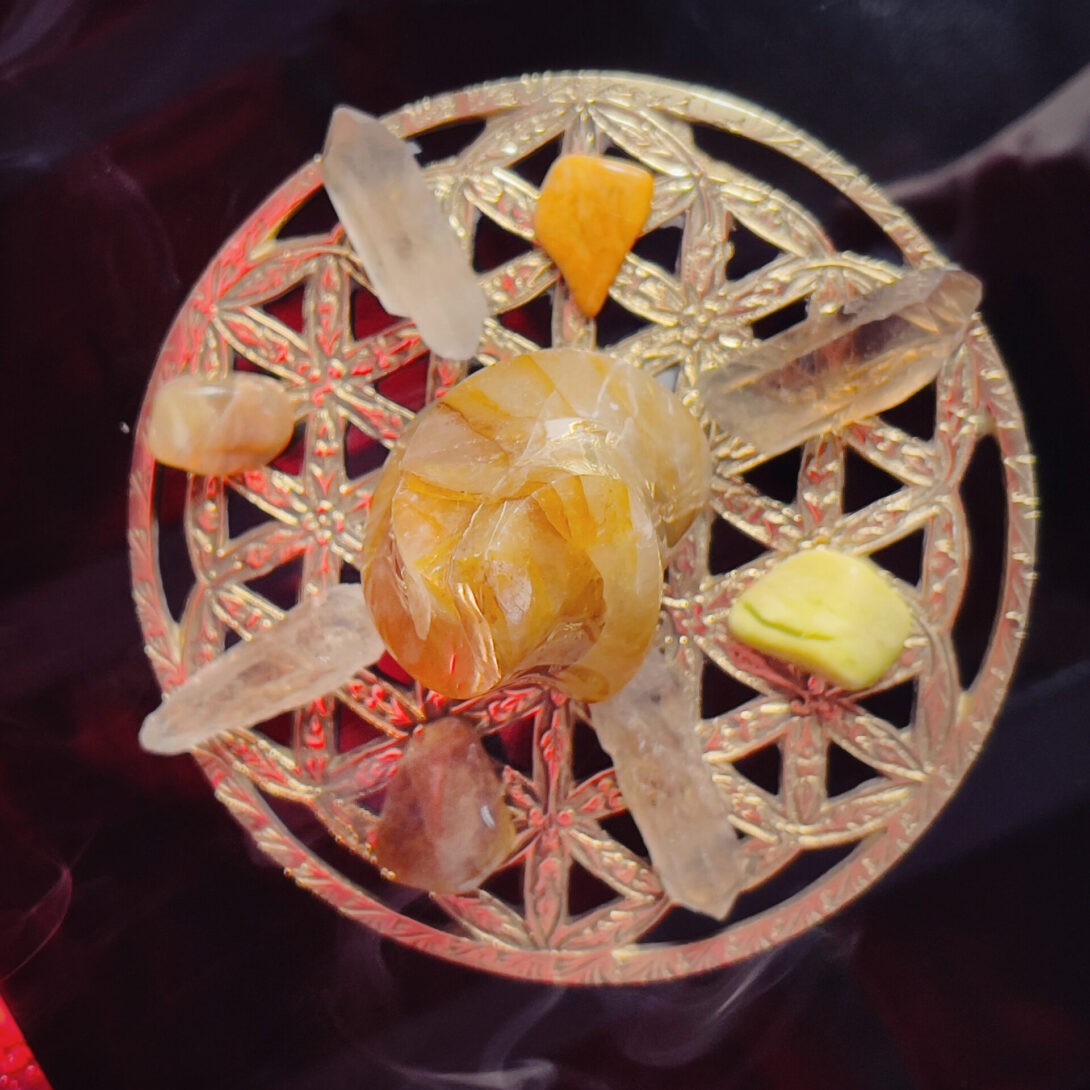 Sage Goddess Aries Solar Plexus Chakra Empowerment Grid