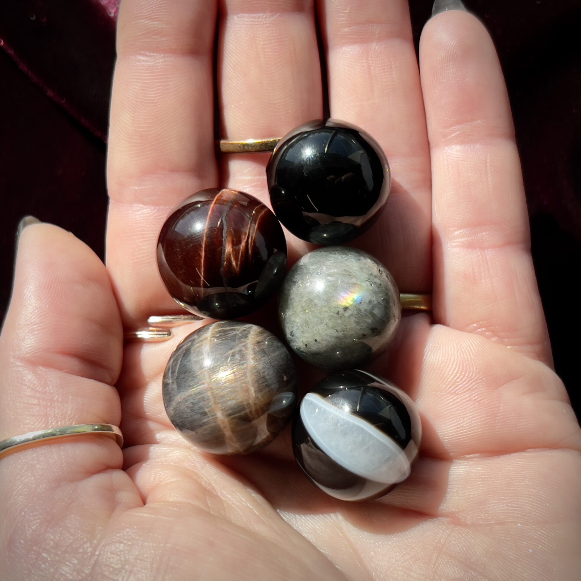 Sage Goddess Divination by Zodiac: Scorpio Casting Sphere Set