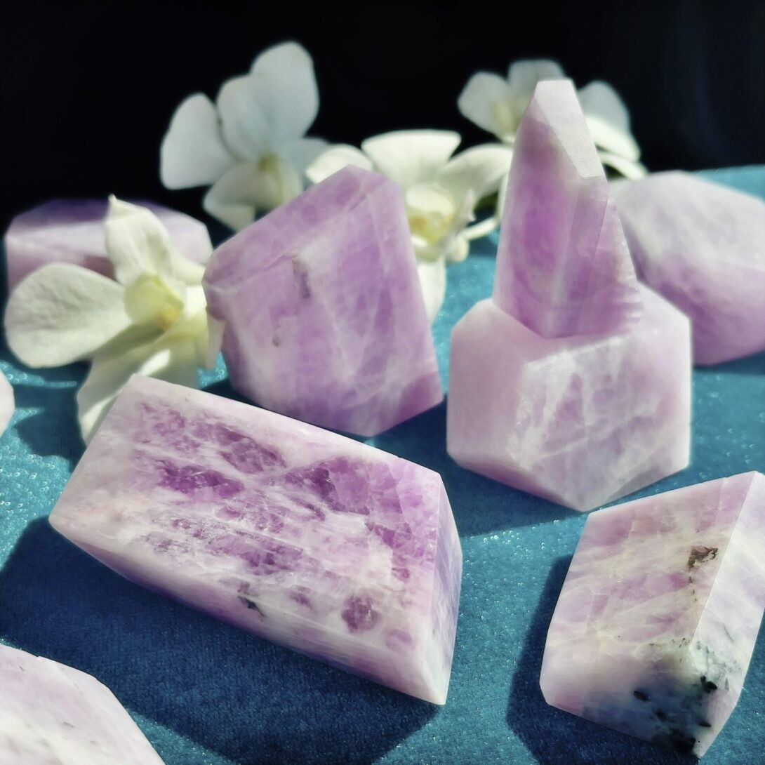 Sage Goddess Kunzite Channeling Stone for love and healing
