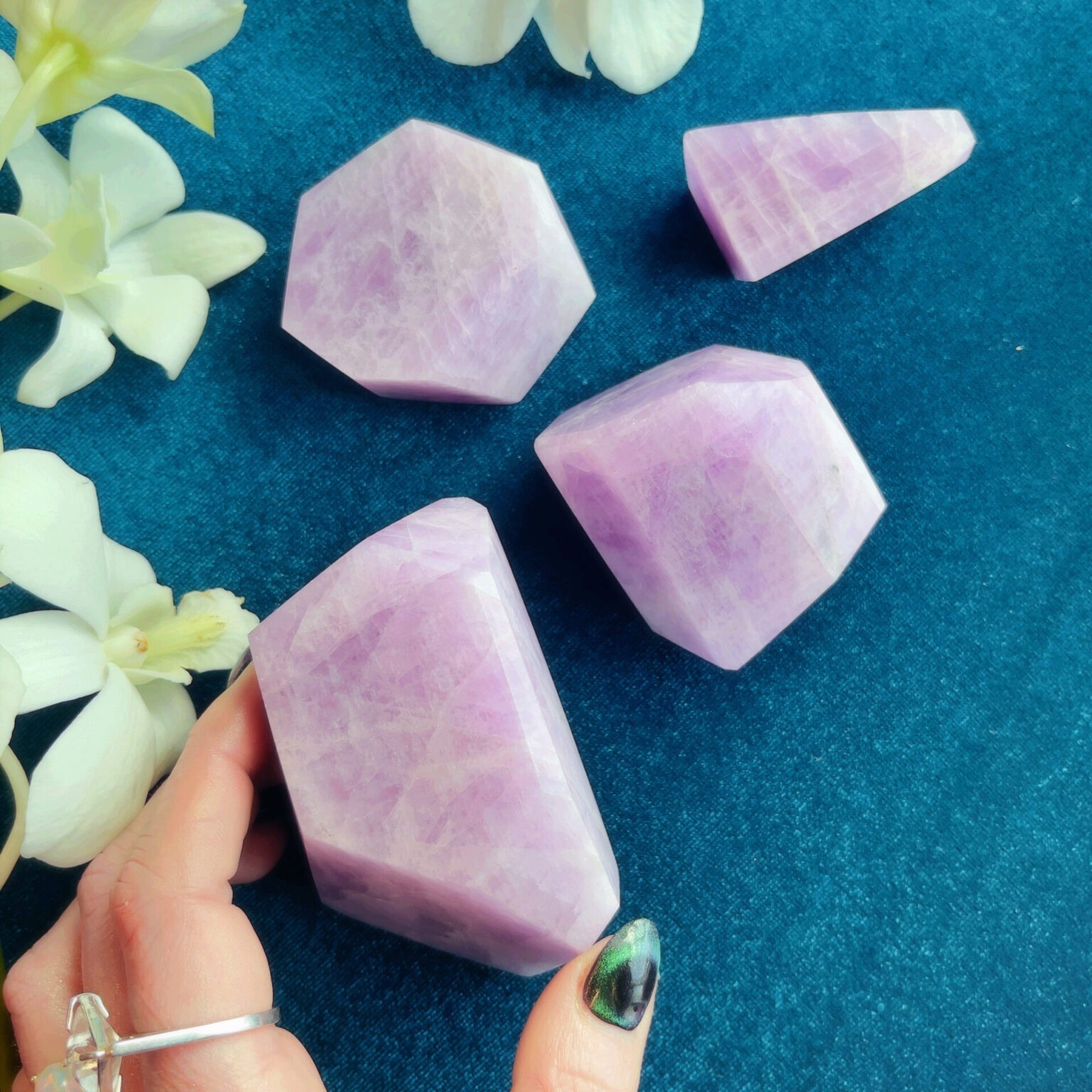 Sage Goddess Kunzite Channeling Stone for love and healing