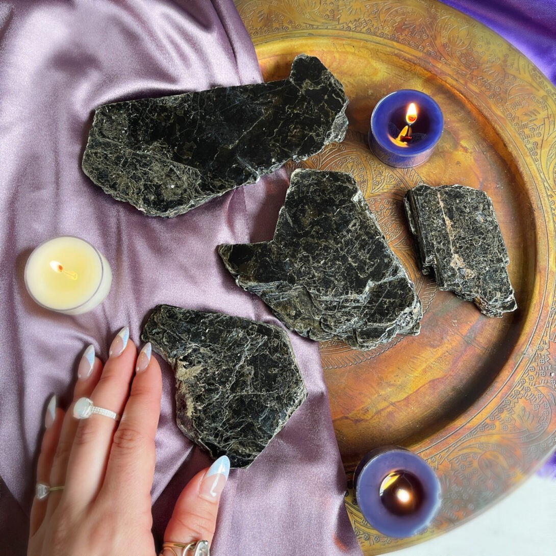 Sage Goddess Natural Biotite in Mica Slice for life force healing
