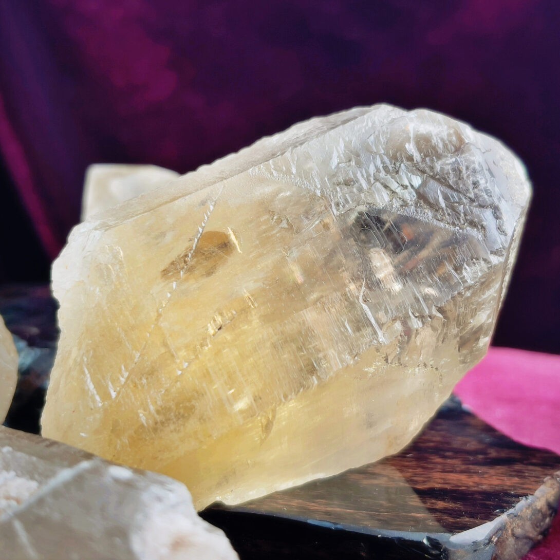 Sage Goddess Natural Magical Citrine Point for manifestation