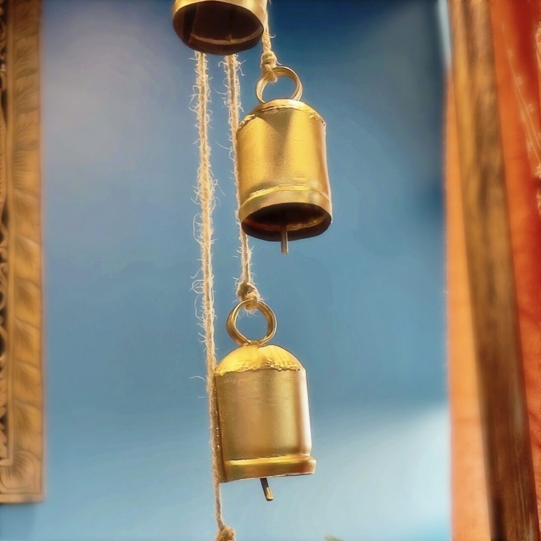 Sage Goddess Hanging Brass Bells for sound healing