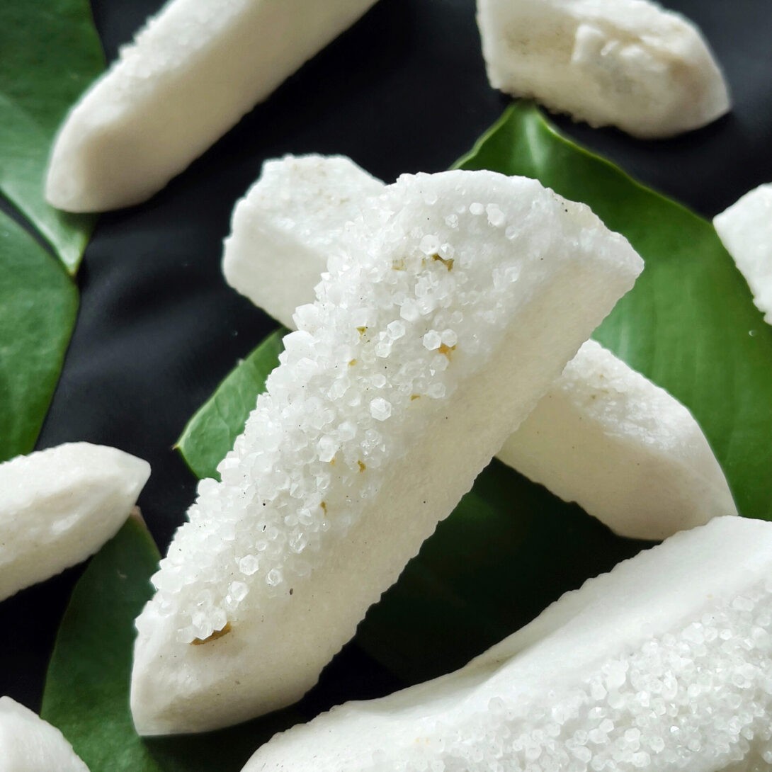 Sage Goddess Inner Mongolian Shamanic Druzy Quartz Point