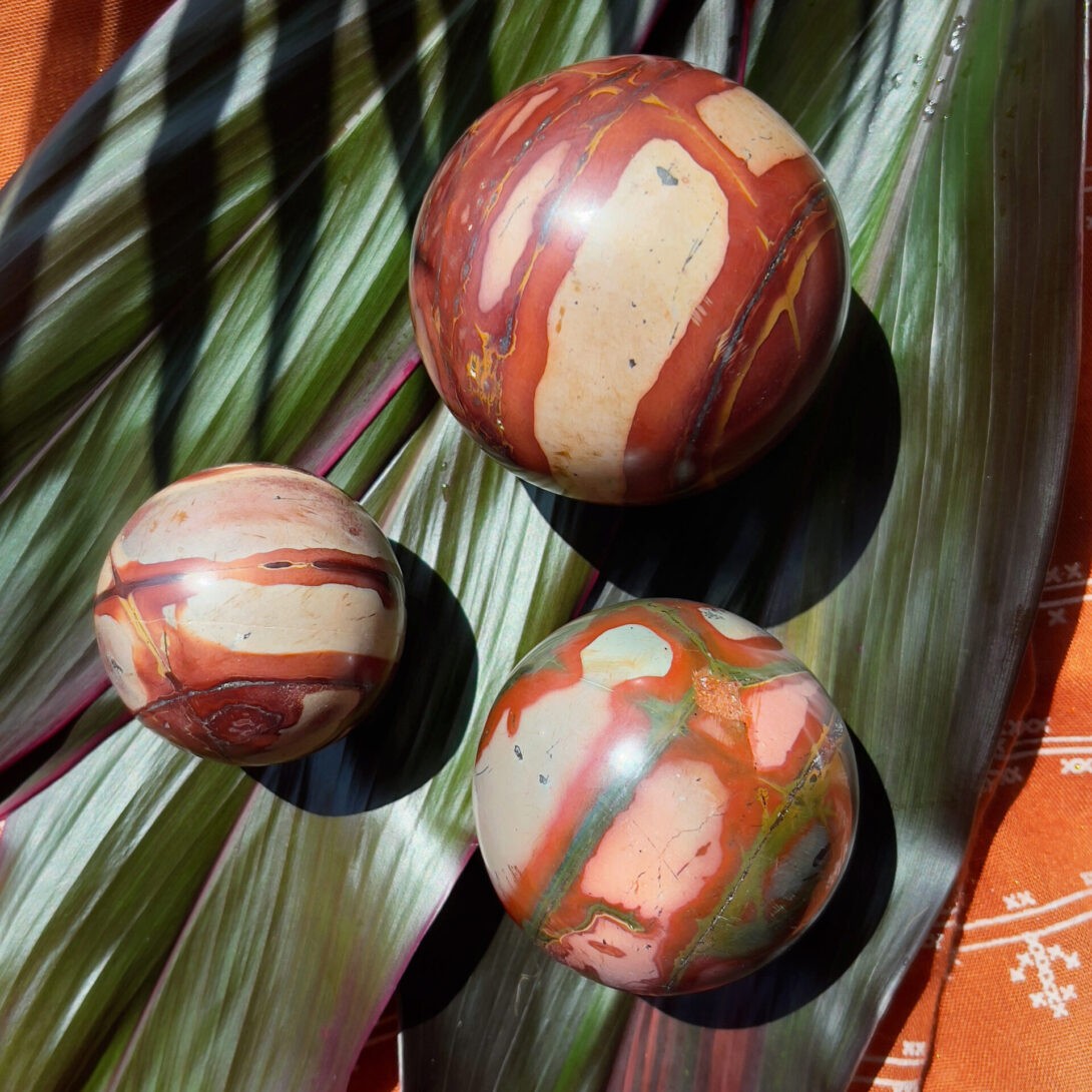 Home Shop Gems & Minerals Noreena Jasper Freedom and Adventure Sphere