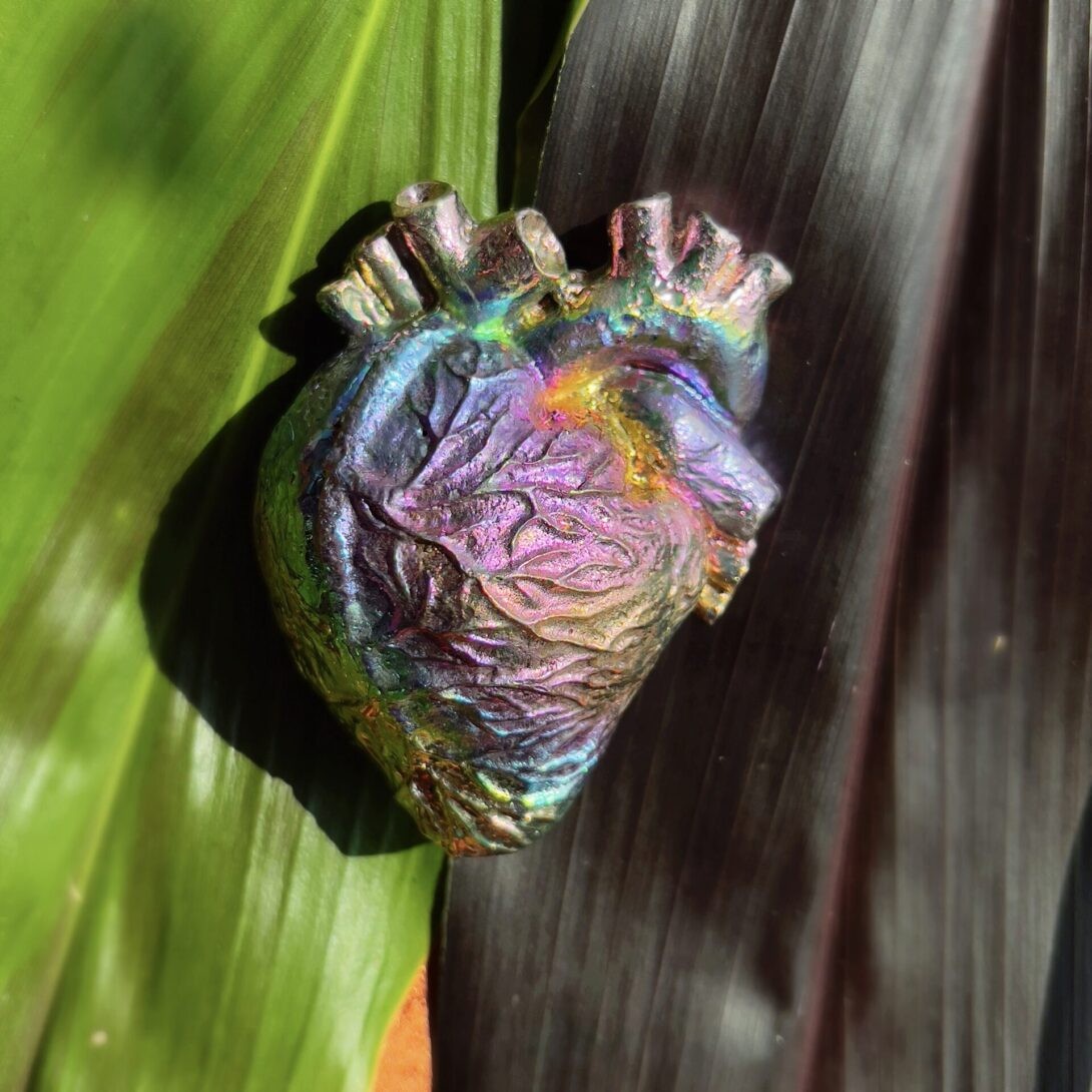 Bismuth Anatomical Heart for clarity - Sage Goddess