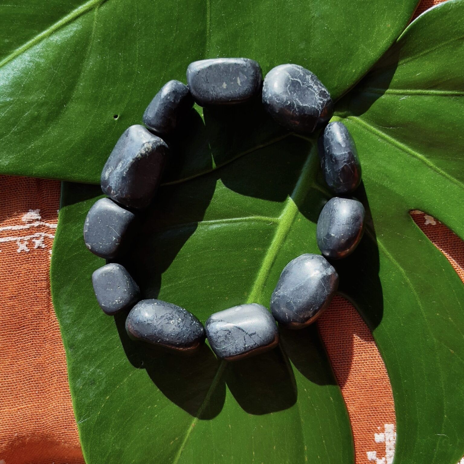 Shungite Bracelet for purification & energy filtering - Sage Goddess