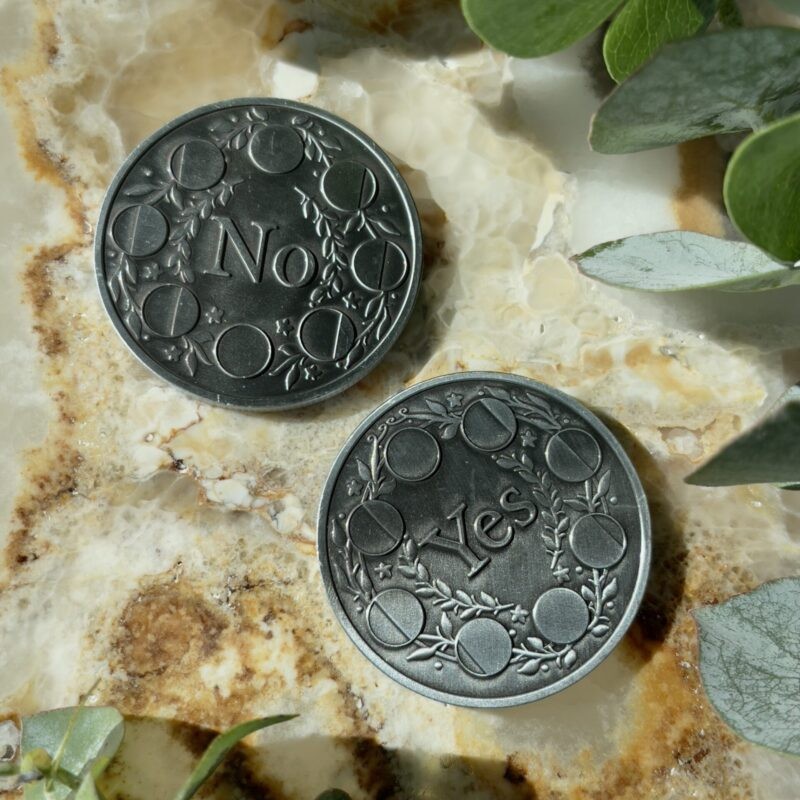 Sage Goddess Simple Moon Phase Divination Coin