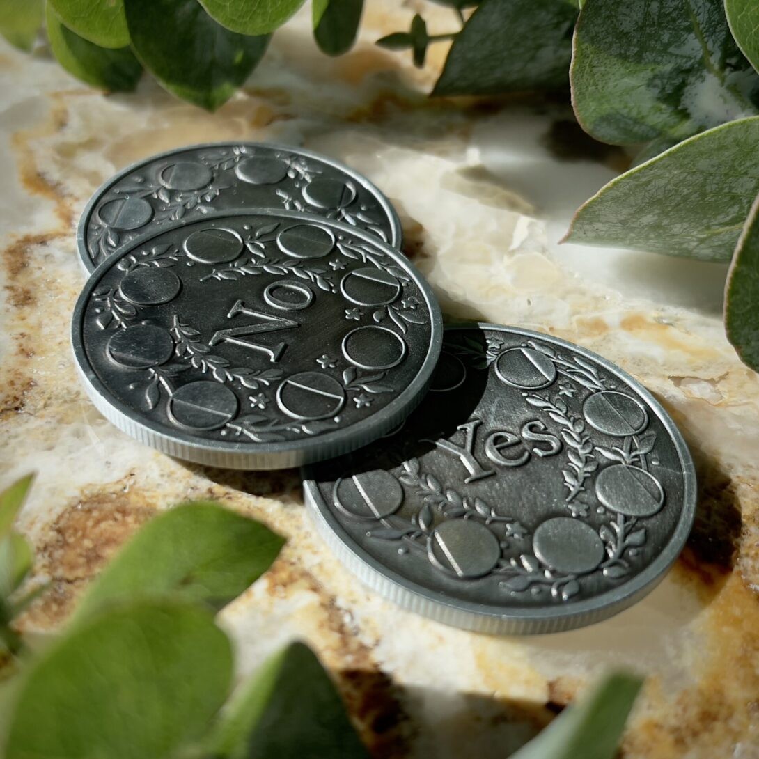 Sage Goddess Simple Moon Phase Divination Coin