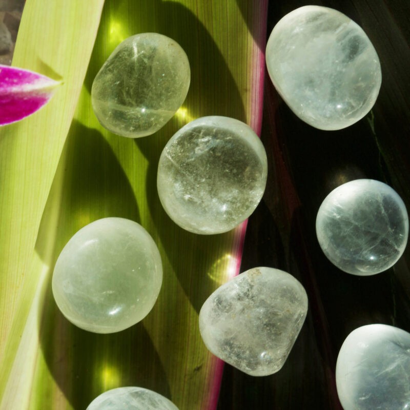 Tumbled Satyaloka Quartz for spiritual insight - Sage Goddess