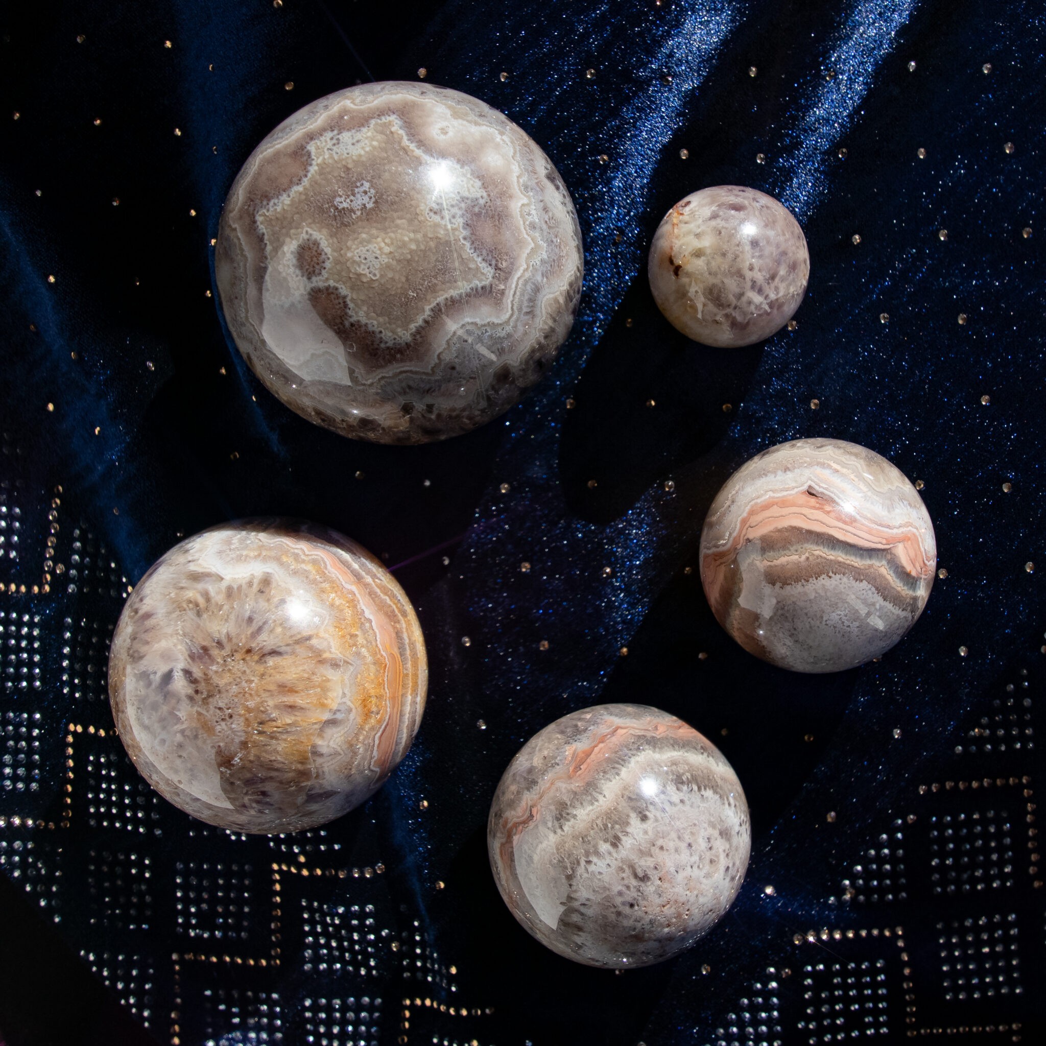 Tucson Exclusive: Red-Capped Super 7 Sphere for restoration