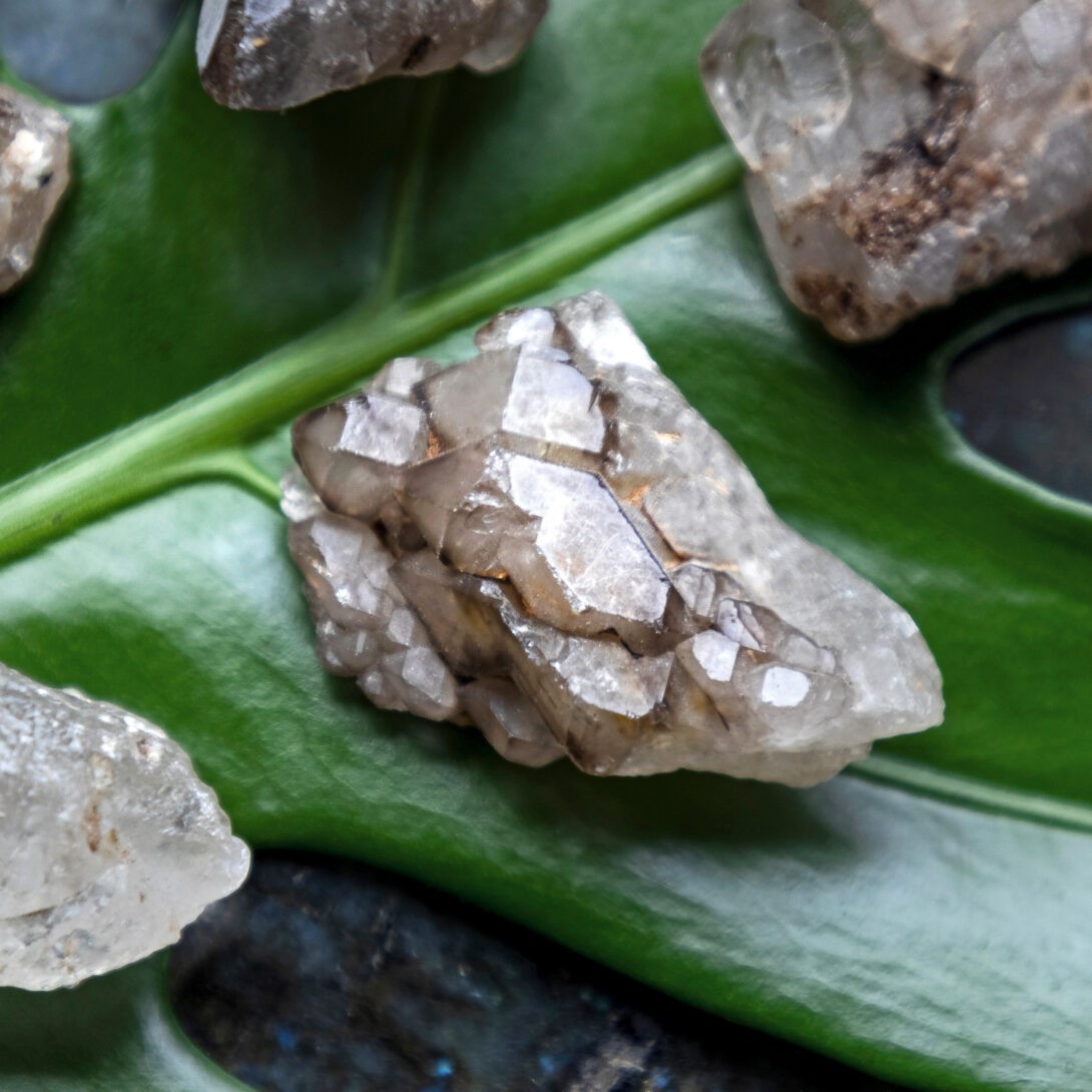 Hydrothermal Etched Optical Quartz with Dissolved Anhydrite - Sage Goddess