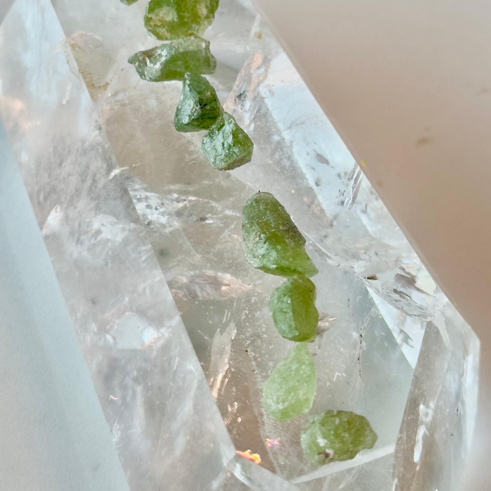 Natural Peridot for prosperity & manifestation - Sage Goddess