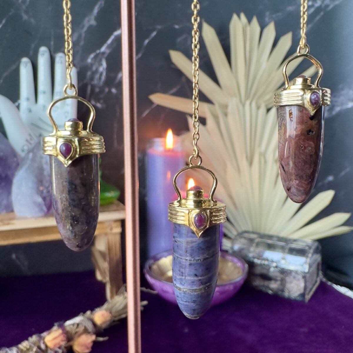 Crystal Gemstone Pendulums Online - Buy the Best Quartz Crystal Pendulums